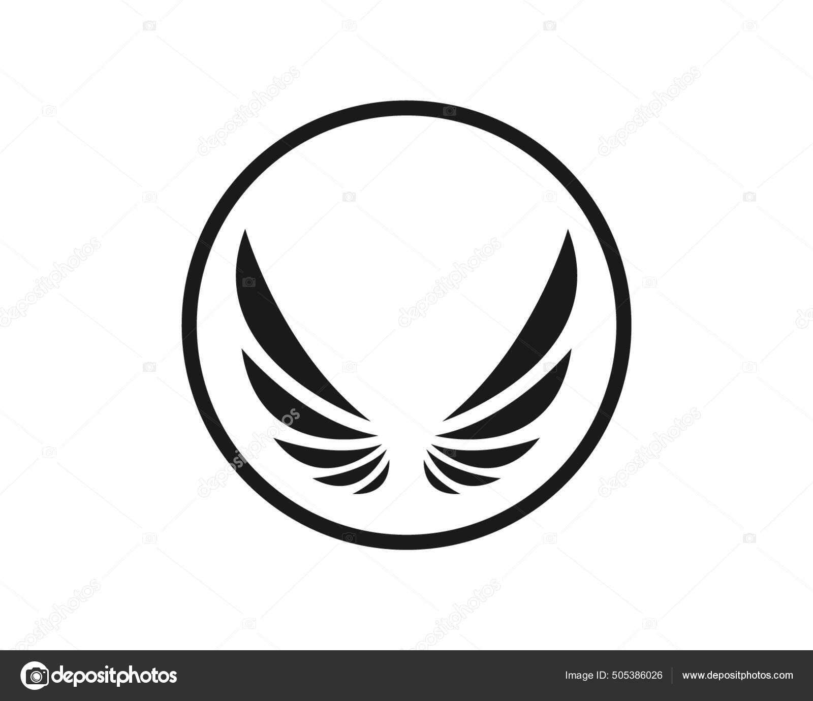 Alas Logotipo Símbolo Icono Vector Ilustración Plantilla Vector de ...
