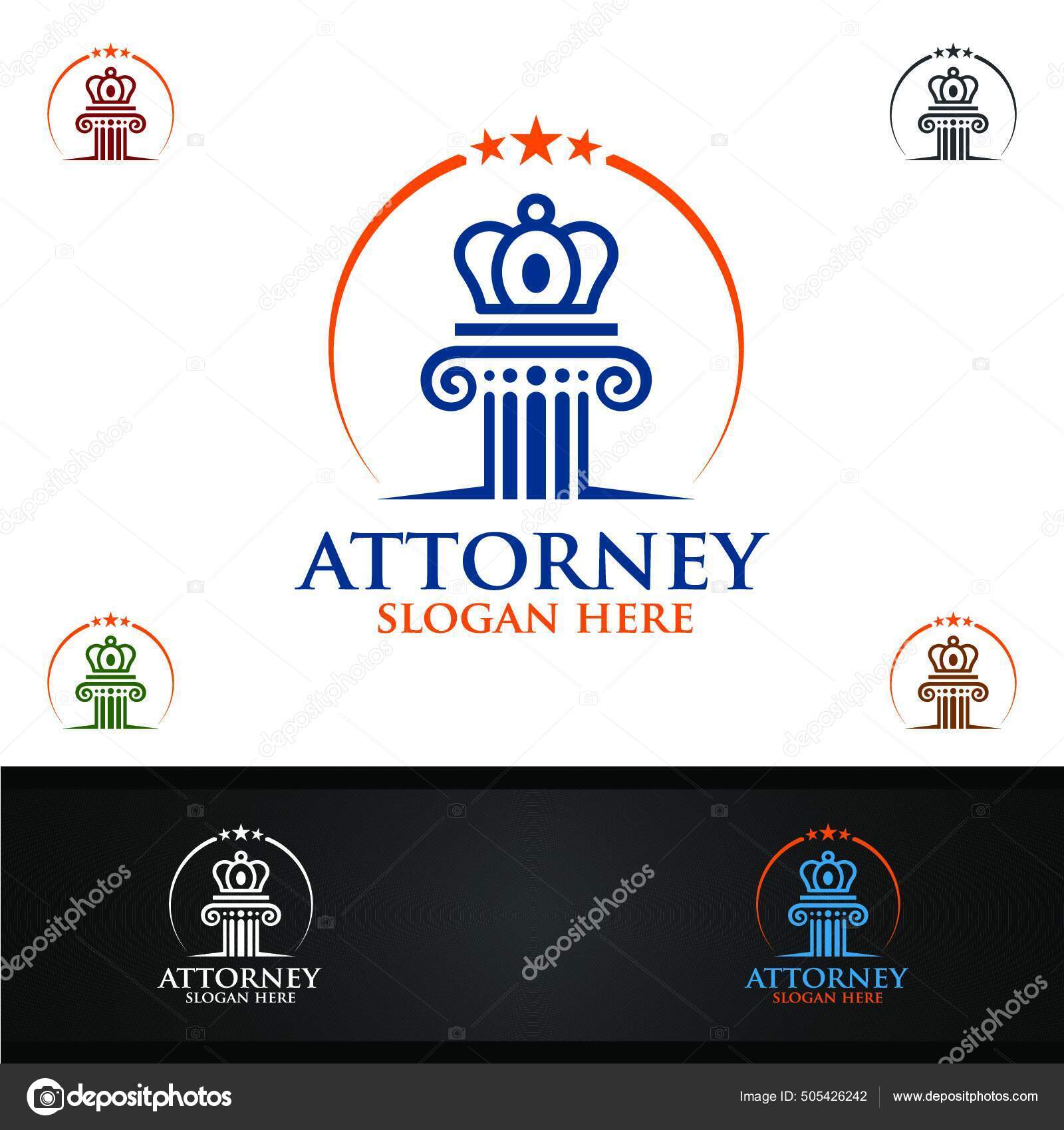 Law Attorney Vector Logo Design Stock Vector by ©PantherMediaSeller ...