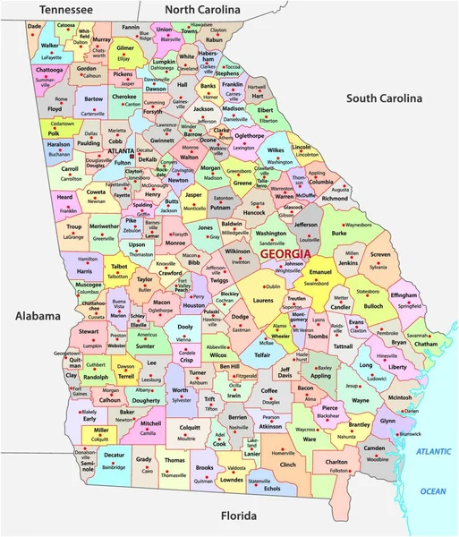 El mapa de georgia fotos de stock, imágenes de El mapa de georgia sin ...