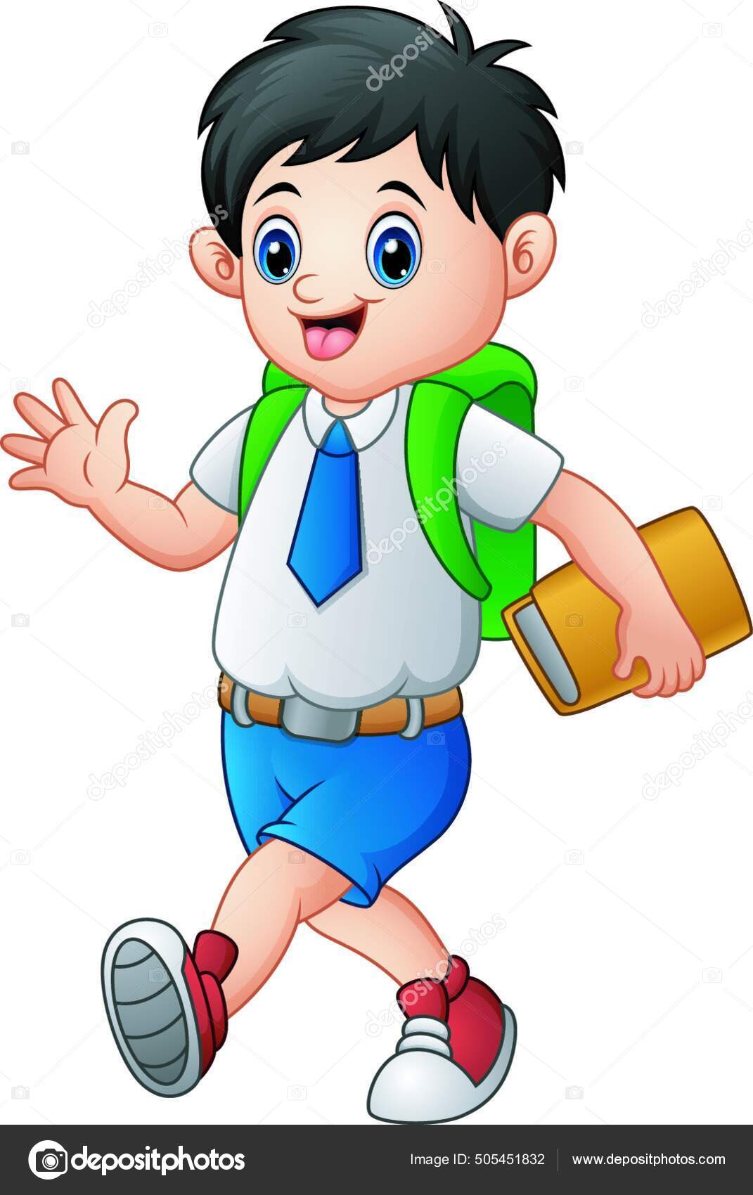 School Boy Cartoon
