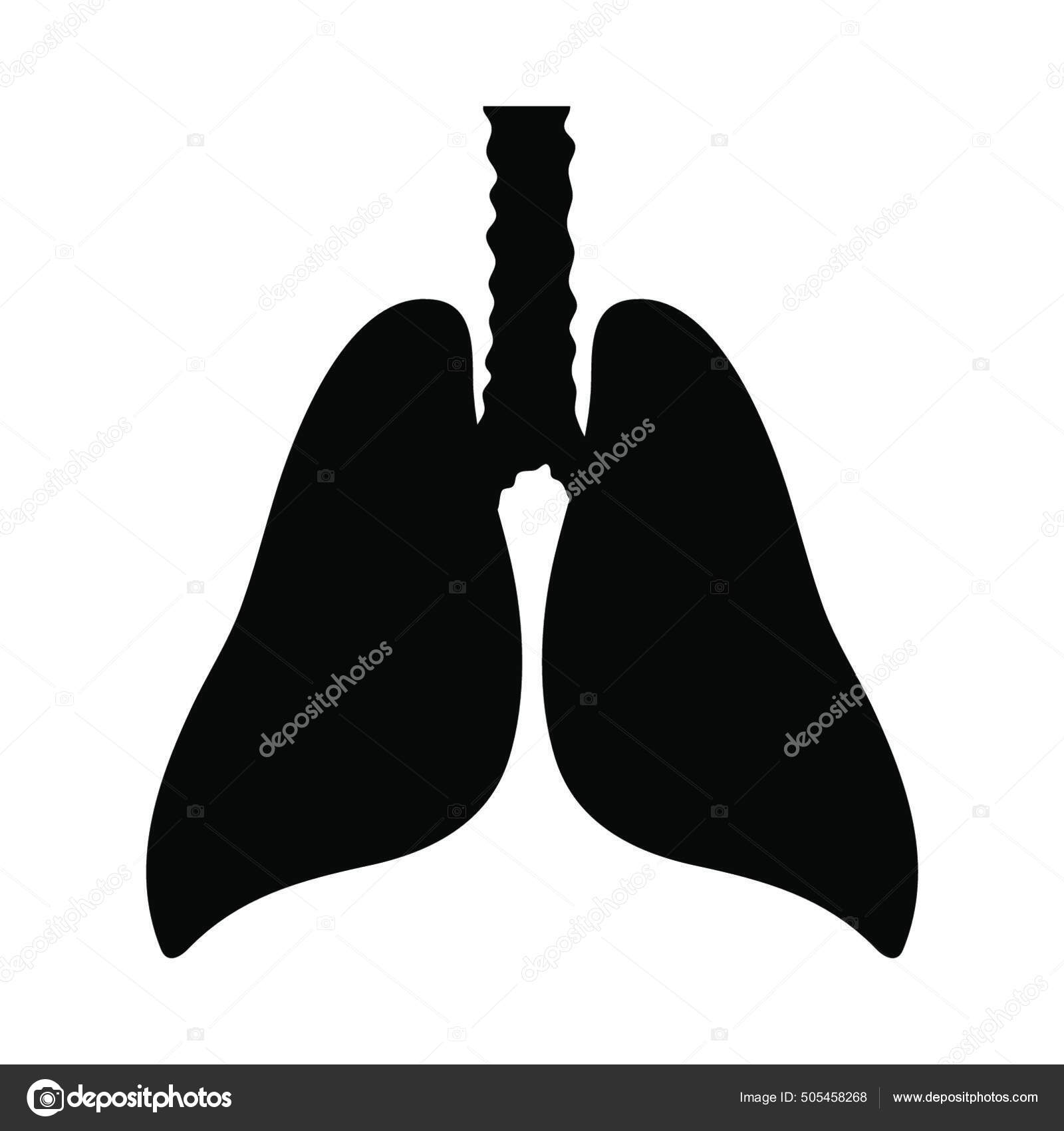 Lungs Icon Vector Illustration Stock Vector by ©PantherMediaSeller ...