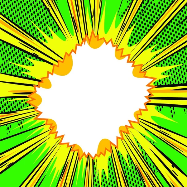 Cartoon Design Colored Background Comic Book Backdrop Illustration ...