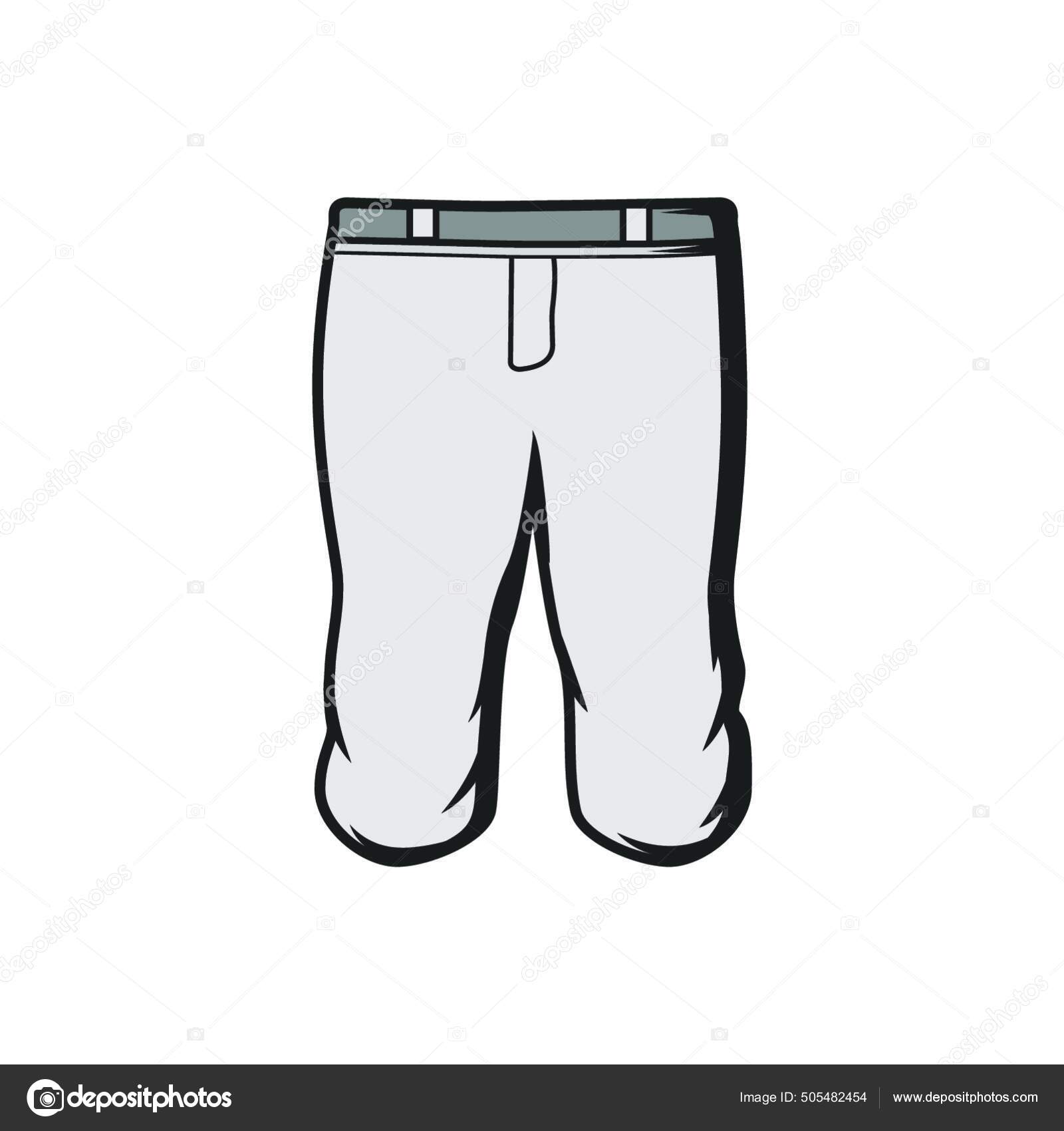 Pants Icon Simple Illustration Clothes Vector Symbol Web Stock Vector ...