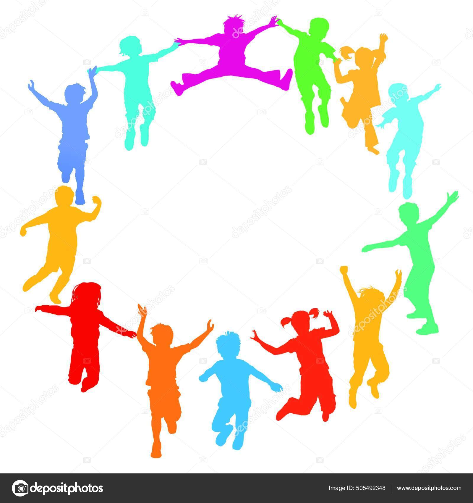 Vector Illustration Children's Hands Stock Vector by ...