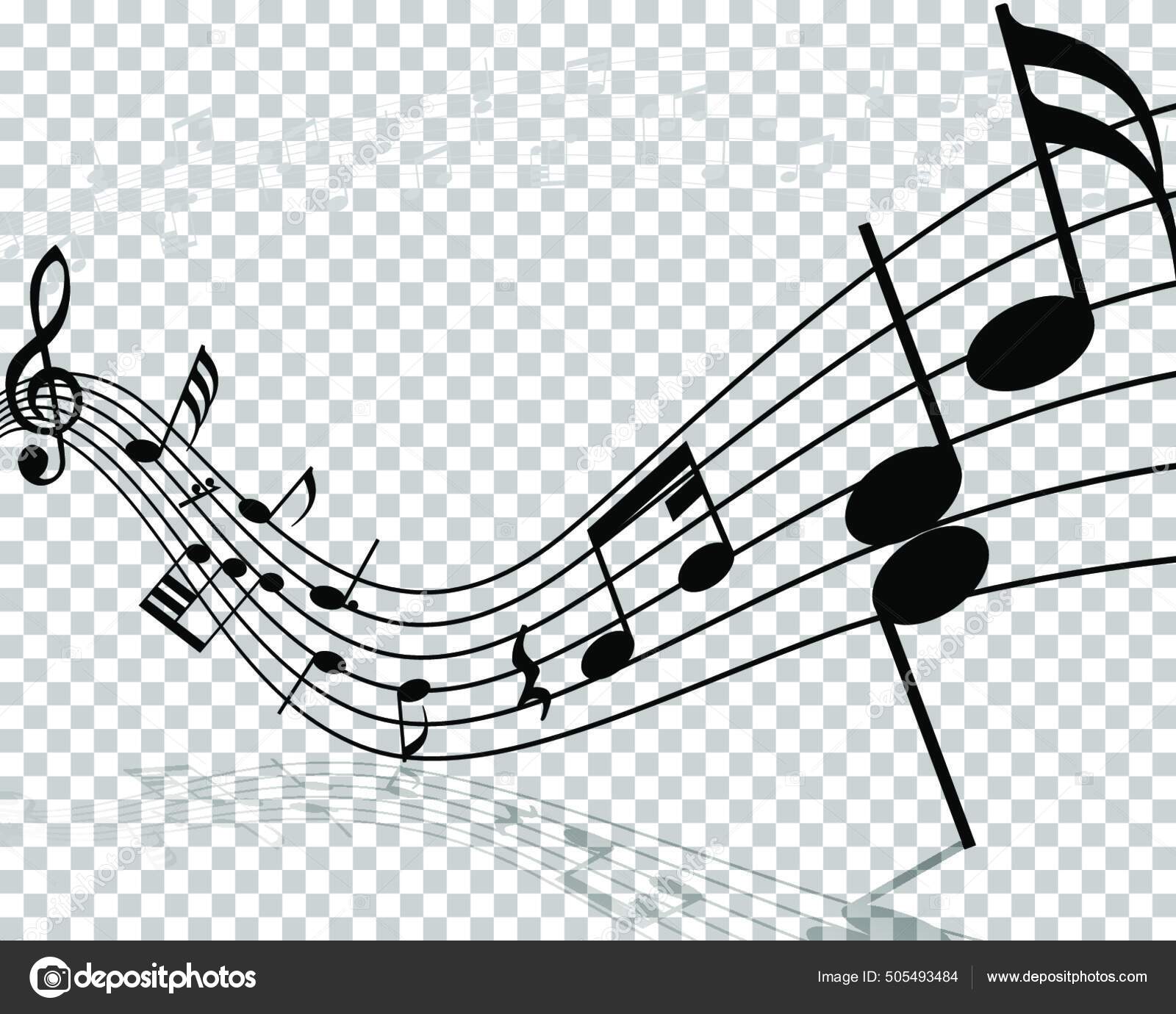 Ilustración Vectorial Notas Musicales Vector de stock #505493484 de ©PantherMediaSeller
