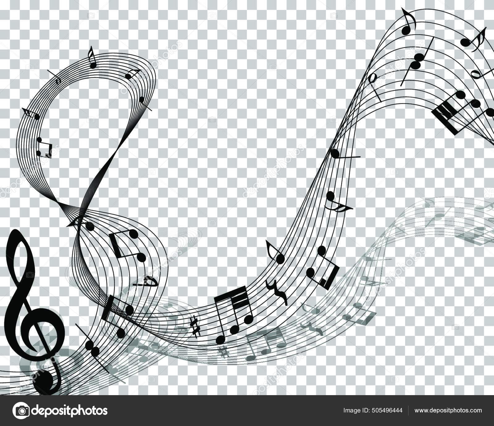 Notas Musicales Ilustración Vectorial Vector de stock #505496444 de ©PantherMediaSeller