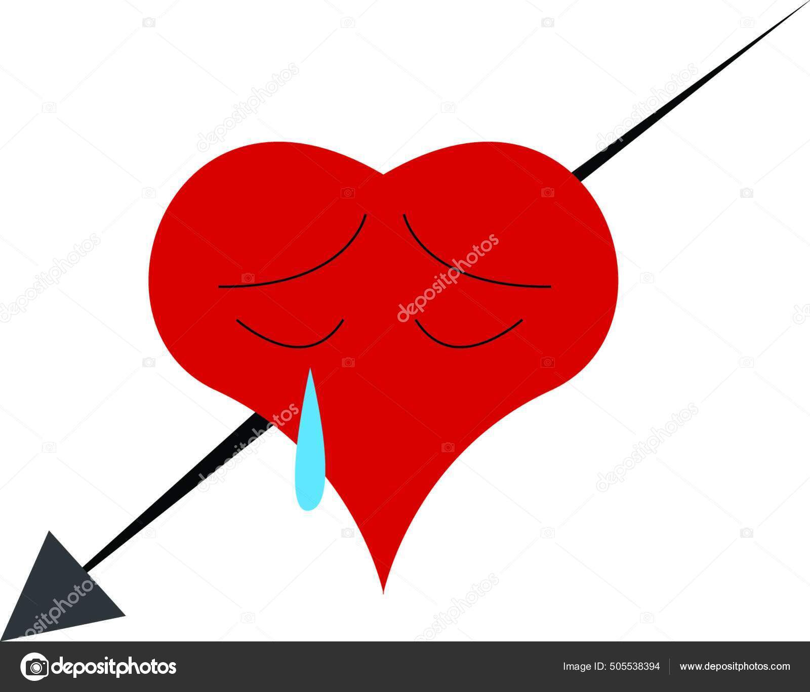 Tegninger Med Knust Hjerte Stor Pin 56 Mm (5 Er Pakke) | LookingGood