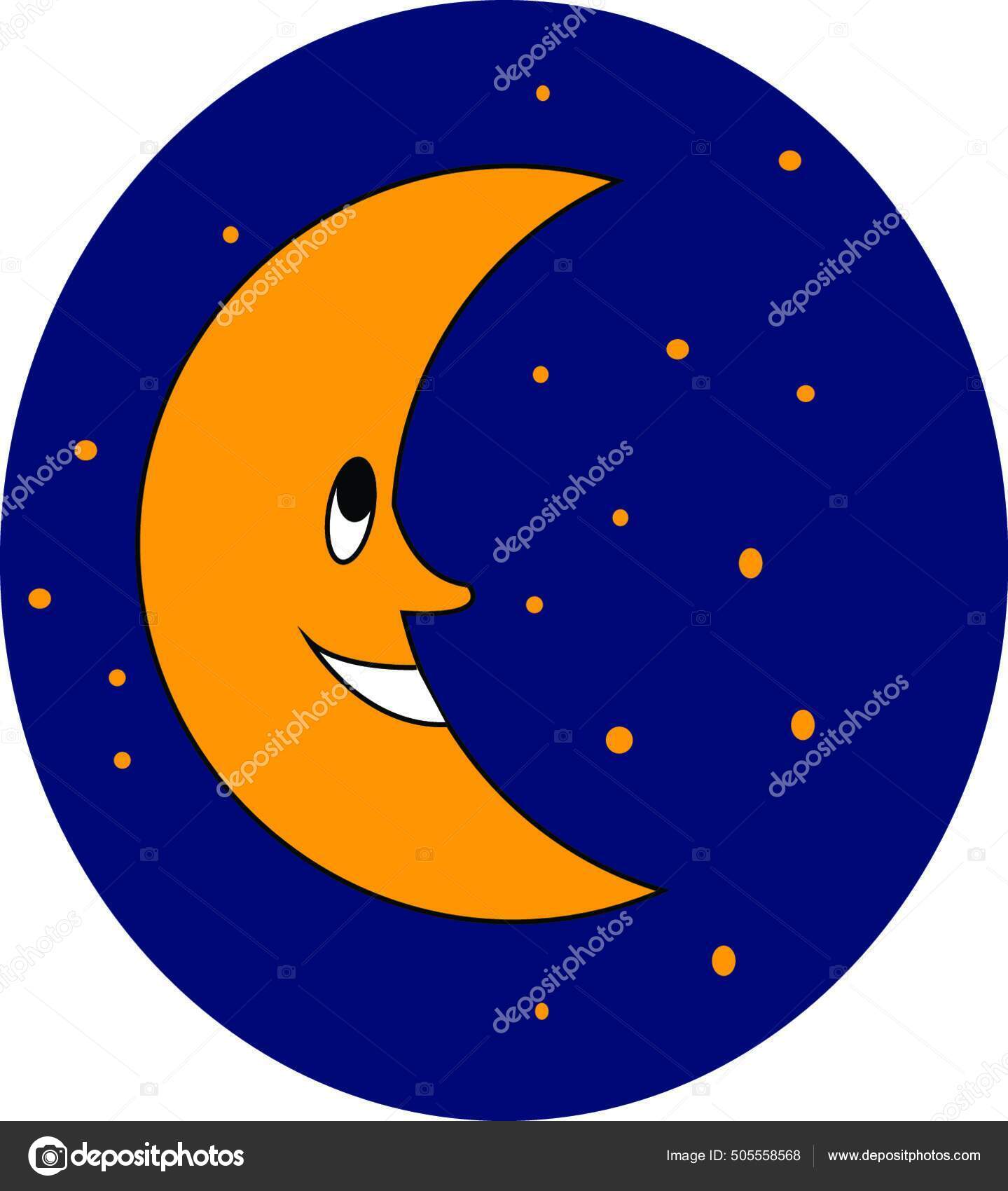 Lua Sorridente Animada