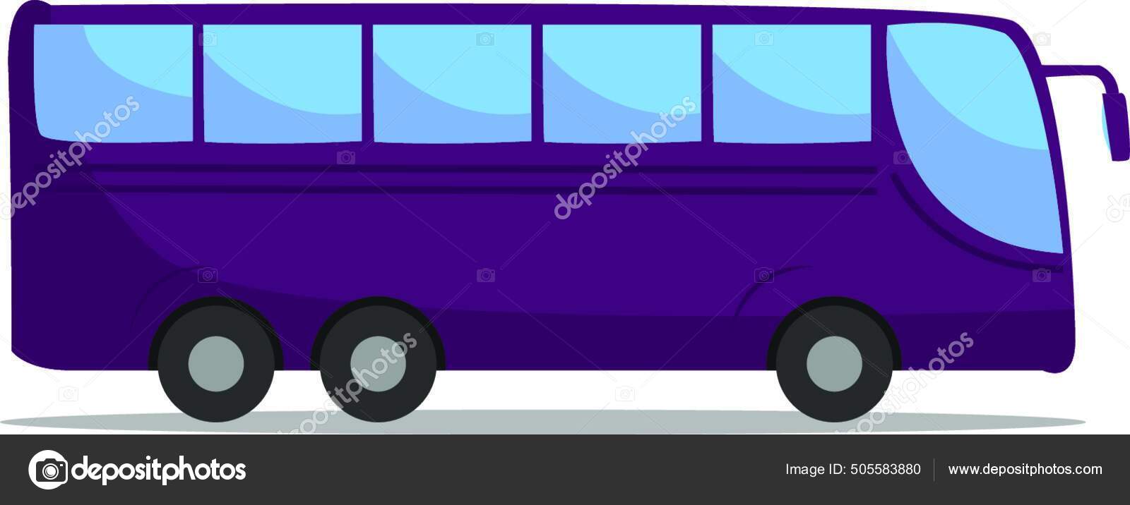 Una Ilustración Dibujos Animados Autobús Vector de stock #505583880 de ...