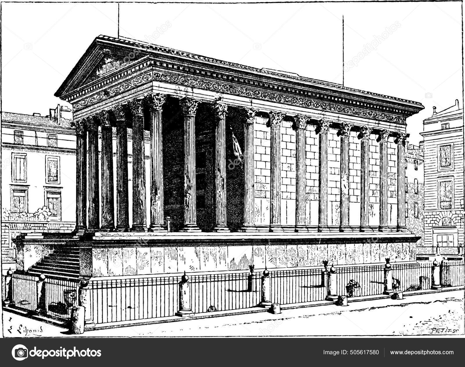 Maison Carree Planos | Ventana Blog