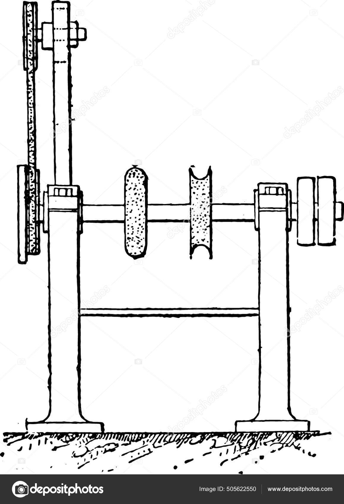 Outline Illustration Line Drawing Scale Stock Illustration by ...