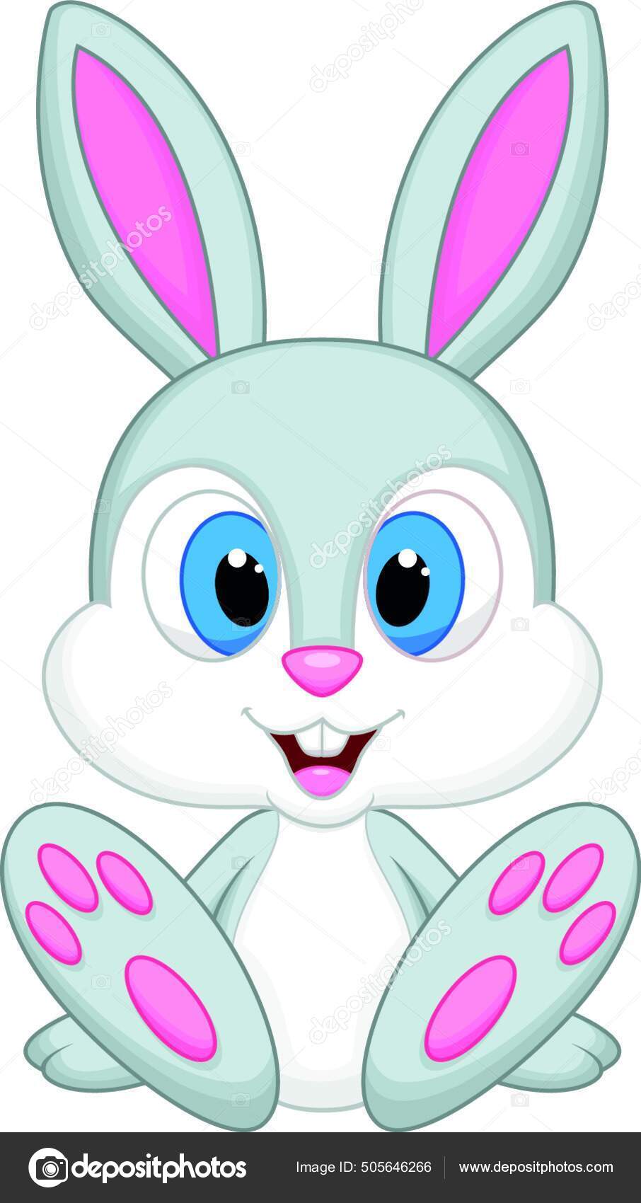 Cute Baby Rabbit Cartoon Stock Vector Image by ©PantherMediaSeller ...
