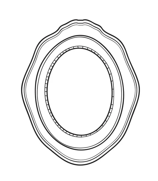Frame hand drawn line art vintage vector illustration Editable S Stock ...