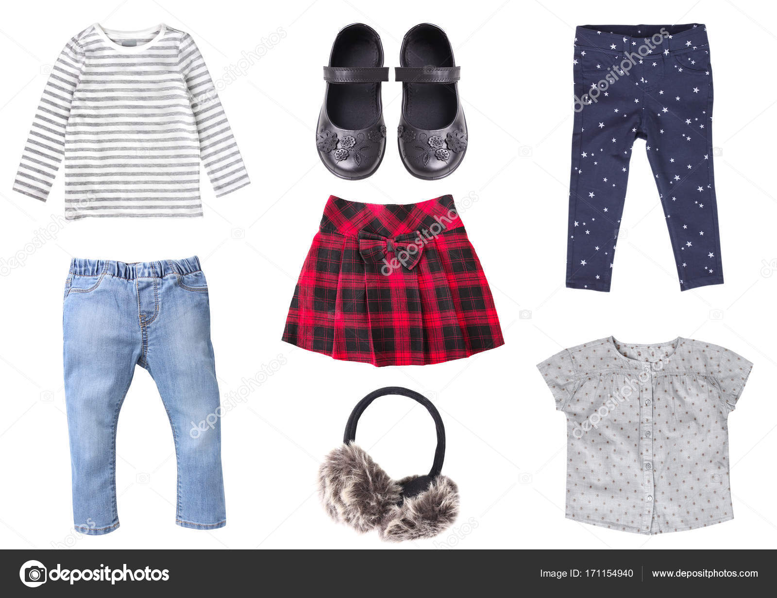 Childs clothes set isolated. Stock Photo by ©NYS 171154940