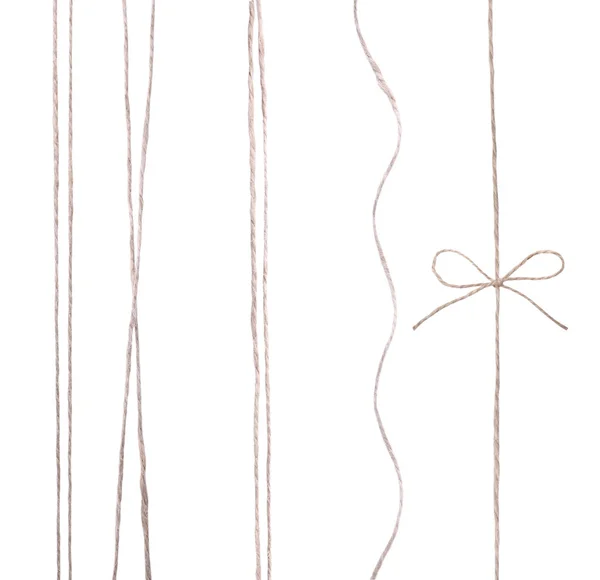 Twine Rope Bow Isolated Package Decor Stock Photo by ©NYS 245156028