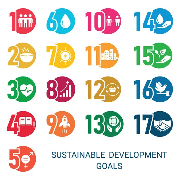 Sustainable development goals images vectorielles, Sustainable ...