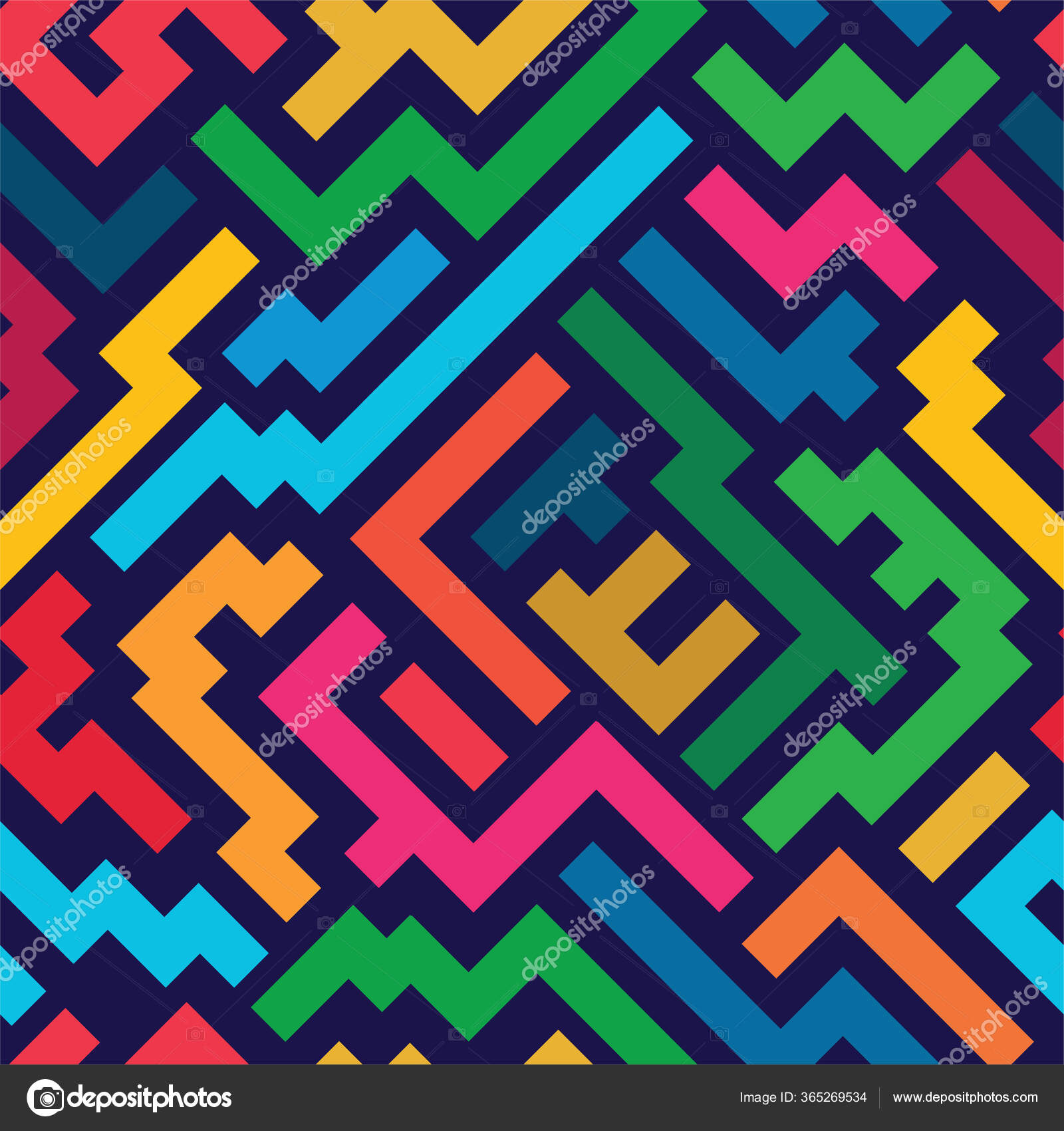 Sustainable. Color Abstract Pattern Stock Vector Image by ©irchiknaz ...