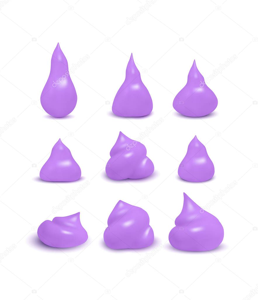 Conjunto de crema realista vectorial Vector de stock por ©Ksenia ...