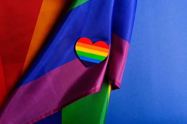 LGBT pride flag with the heart coloured in the LGBT pride colours ...