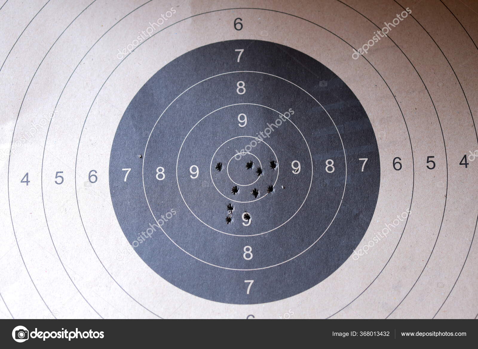 Bull Eye Target Bullet Hole — Stock Photo © Narin_Photo #368013432