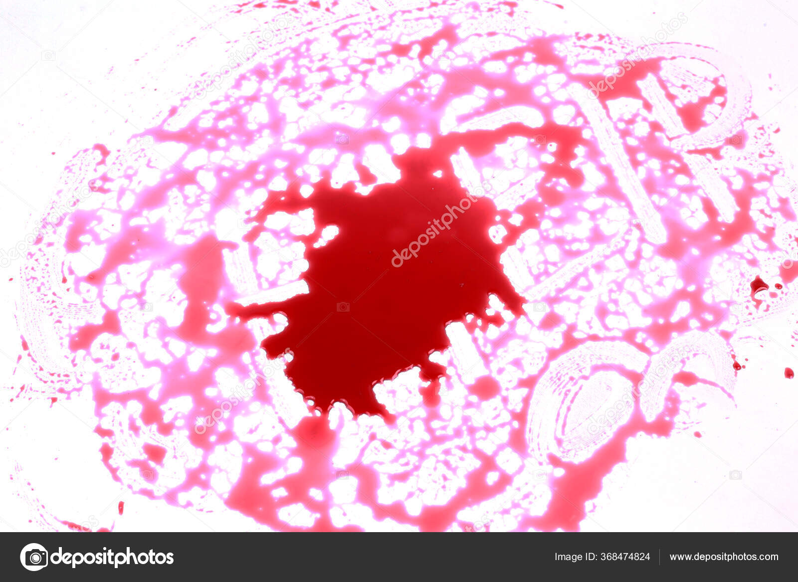 Blood Stains Isolated White Background Stock Photo by ©Narin_Photo ...