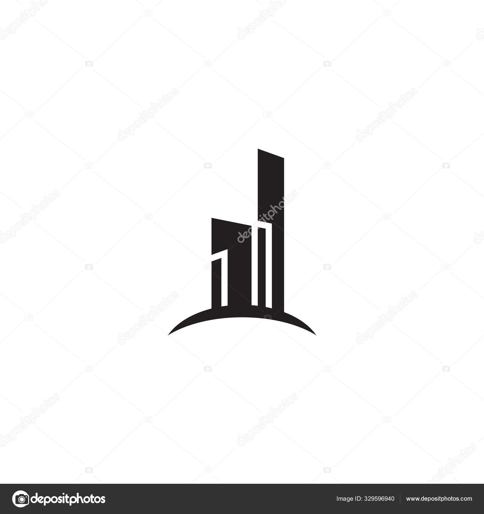 Simple building icon logo design inspiration vector template Stock ...