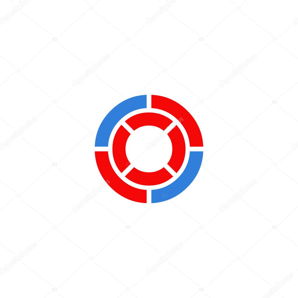 Círculo icono logotipo diseño plantilla 2022