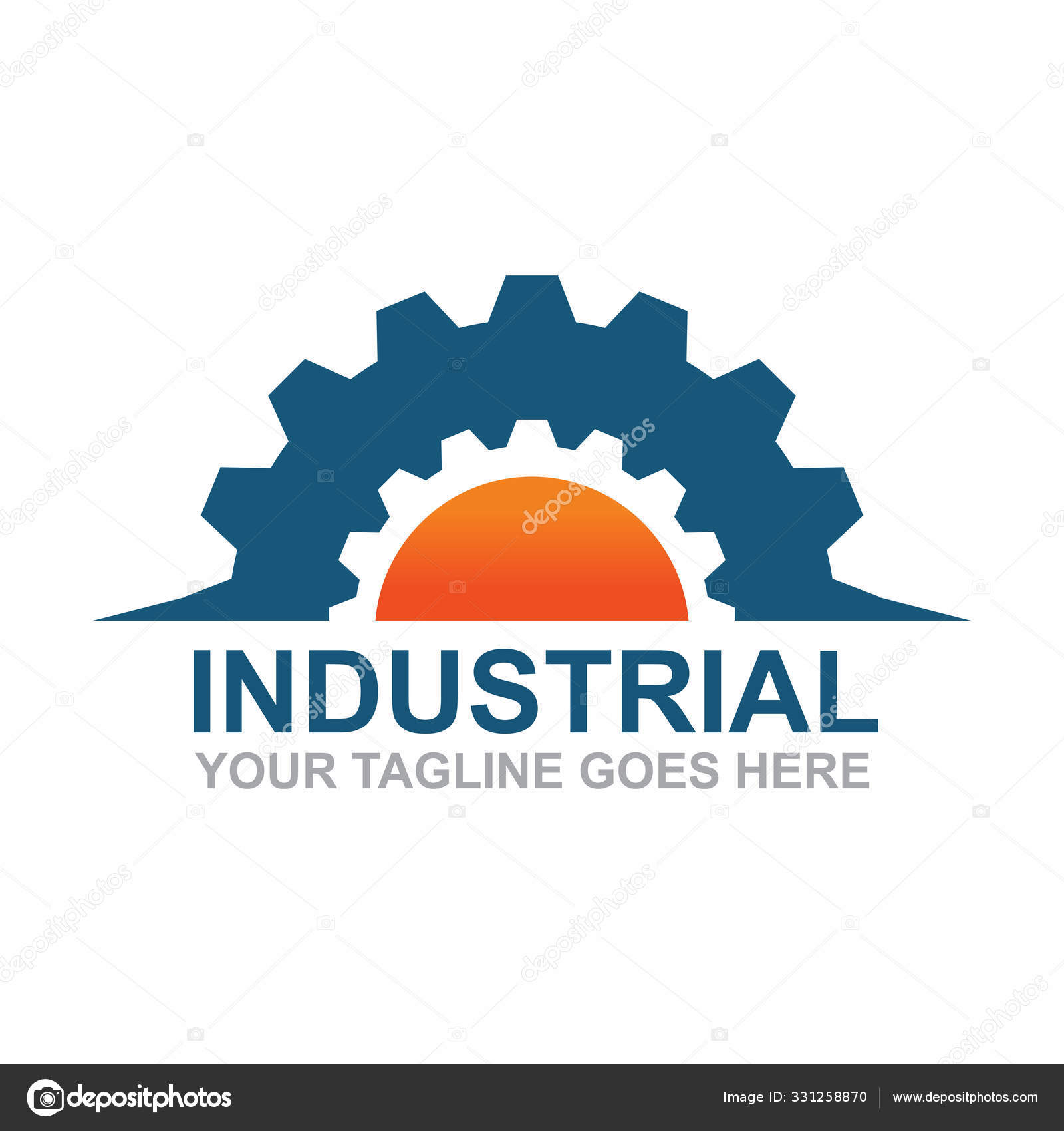 Industrial Factory Logo
