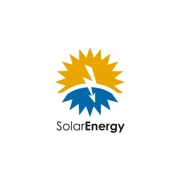 Solar energy industry logo design vector template Stock Vector Image by ...