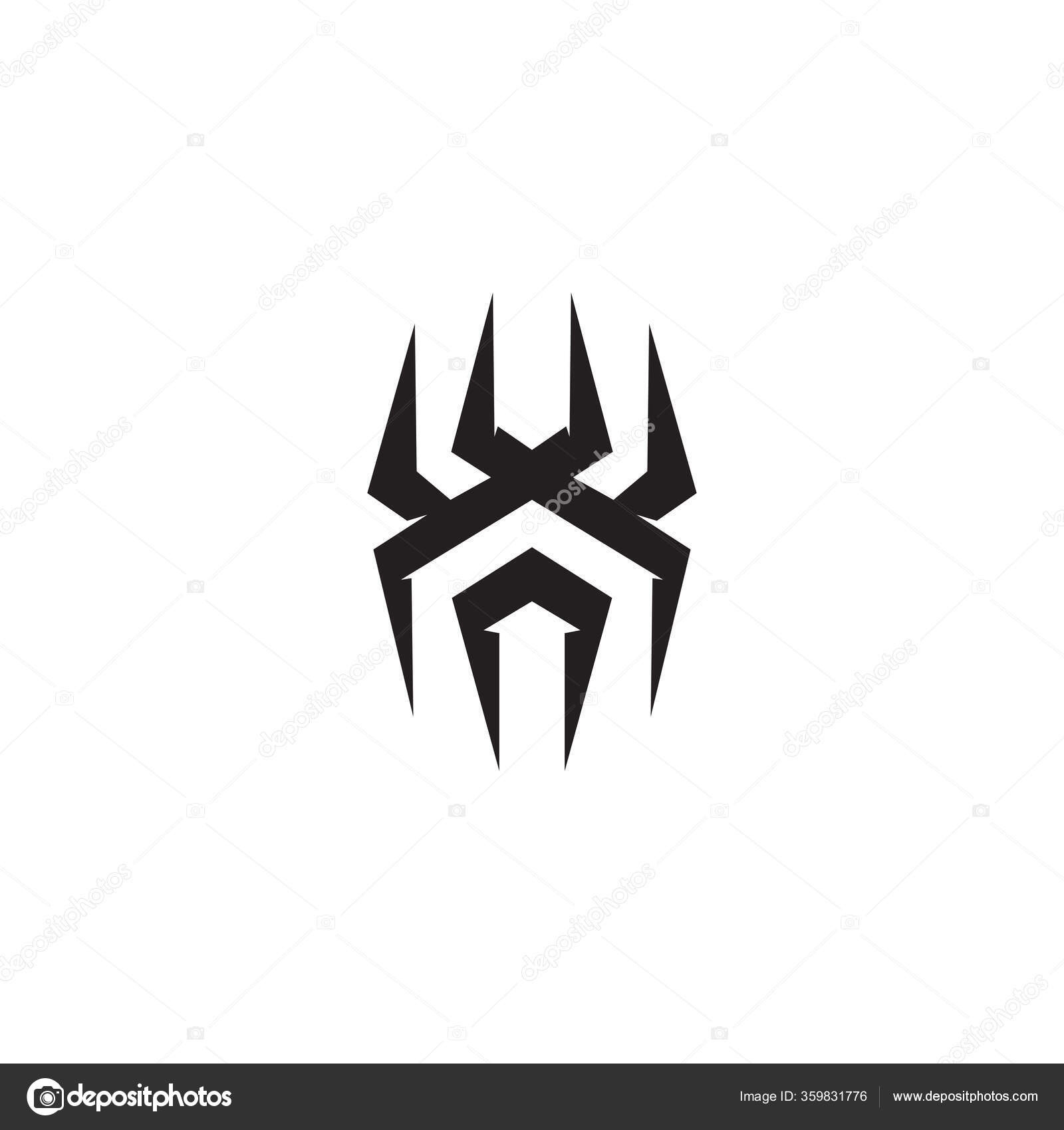 Plantilla Vectorial Diseño Logo Spider Vector de Stock de ...