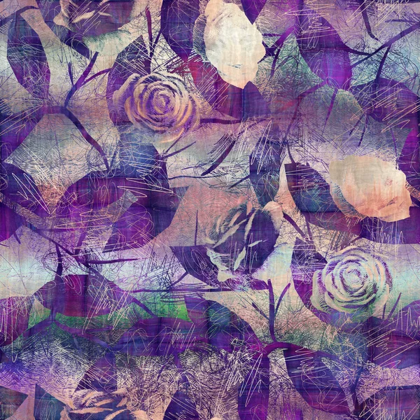 Vivid color fade overlay seamless pattern swatch - Stock Image - Everypixel