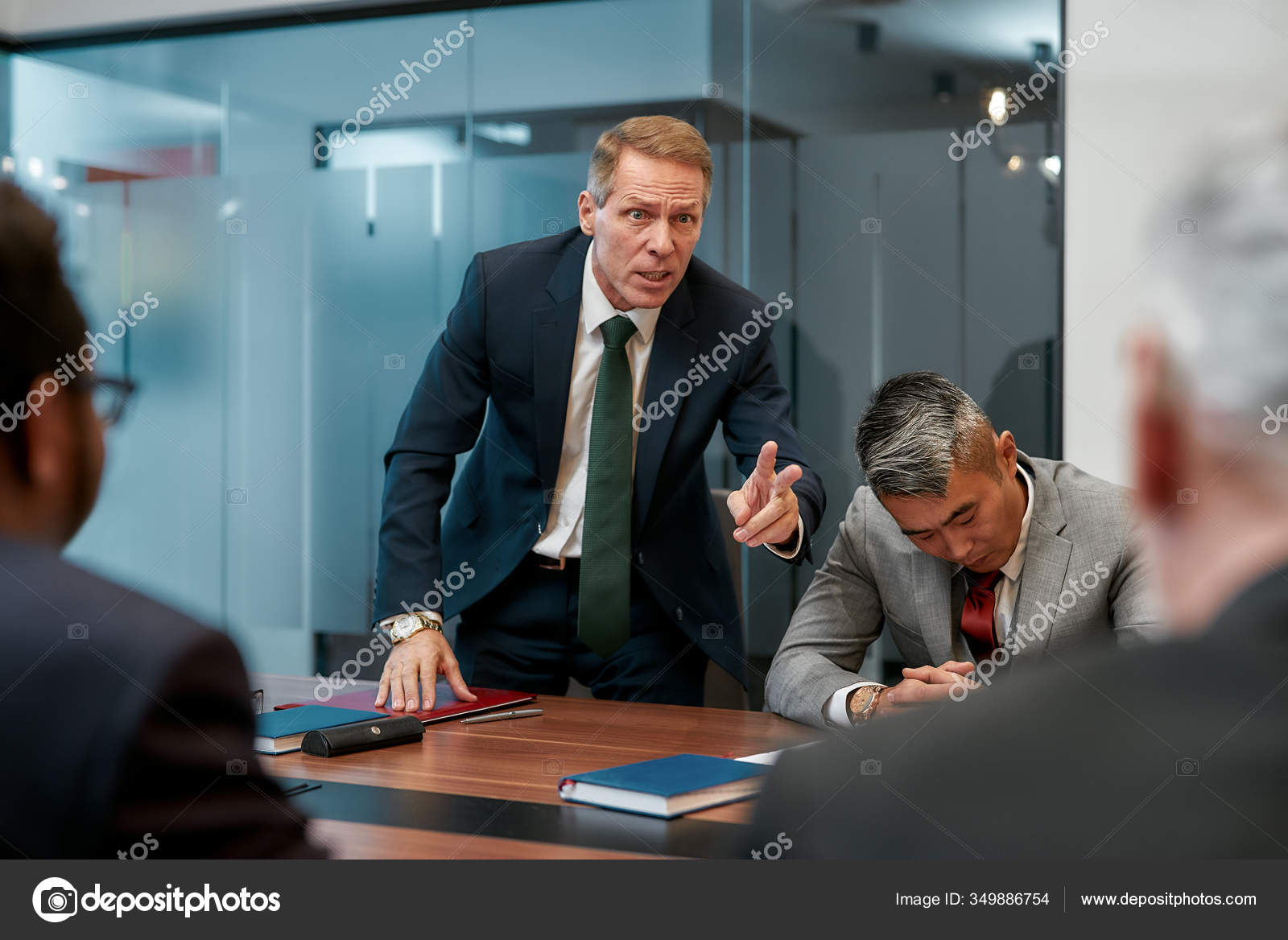 Angry Conference Room Meeting