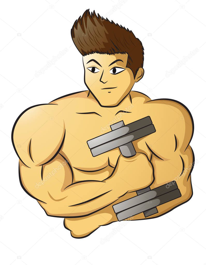 Cartoon Bodybuilder