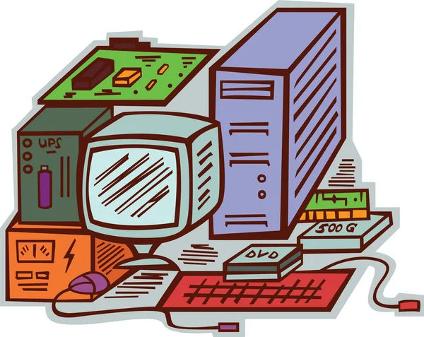 Vector: chip de computadora | chip de computadora o motherboard ...