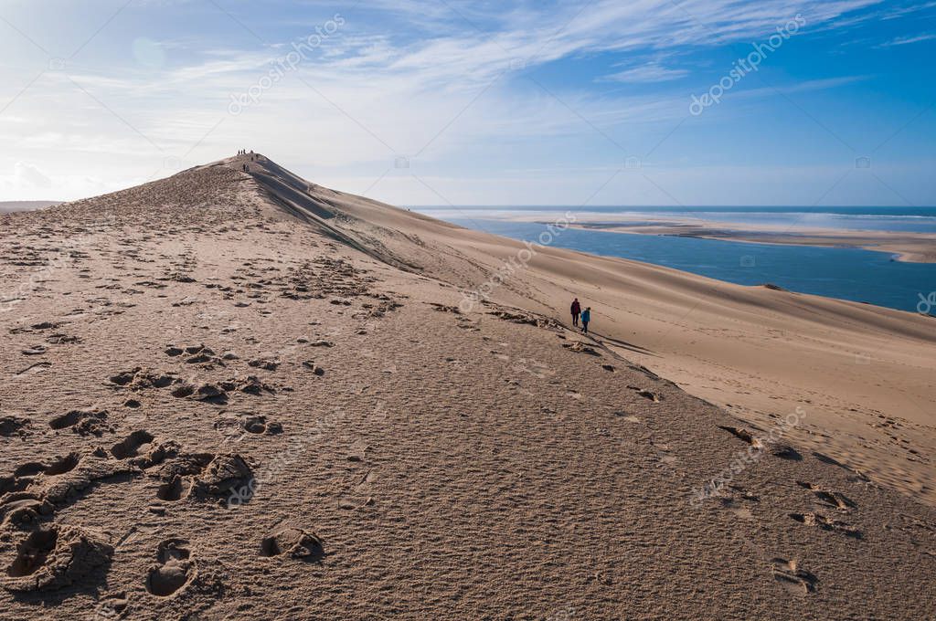 La Duna del Pilato de Arcachon en Francia, las dunas de arena más altas ...