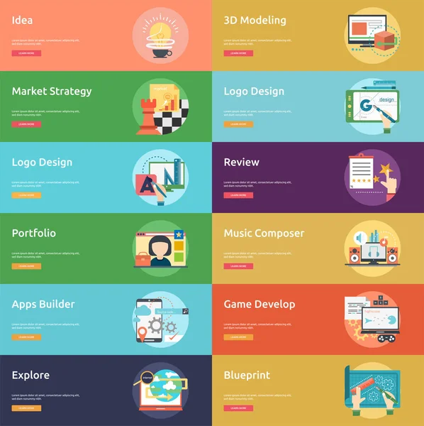 Creative Process Conceptual Design Stock Illustration by ©Graphiqa ...