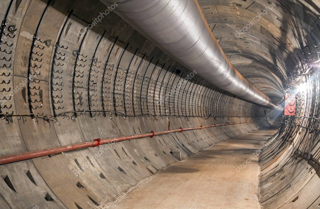 Construcci n del t nel del metro. Gire el t nel 2024