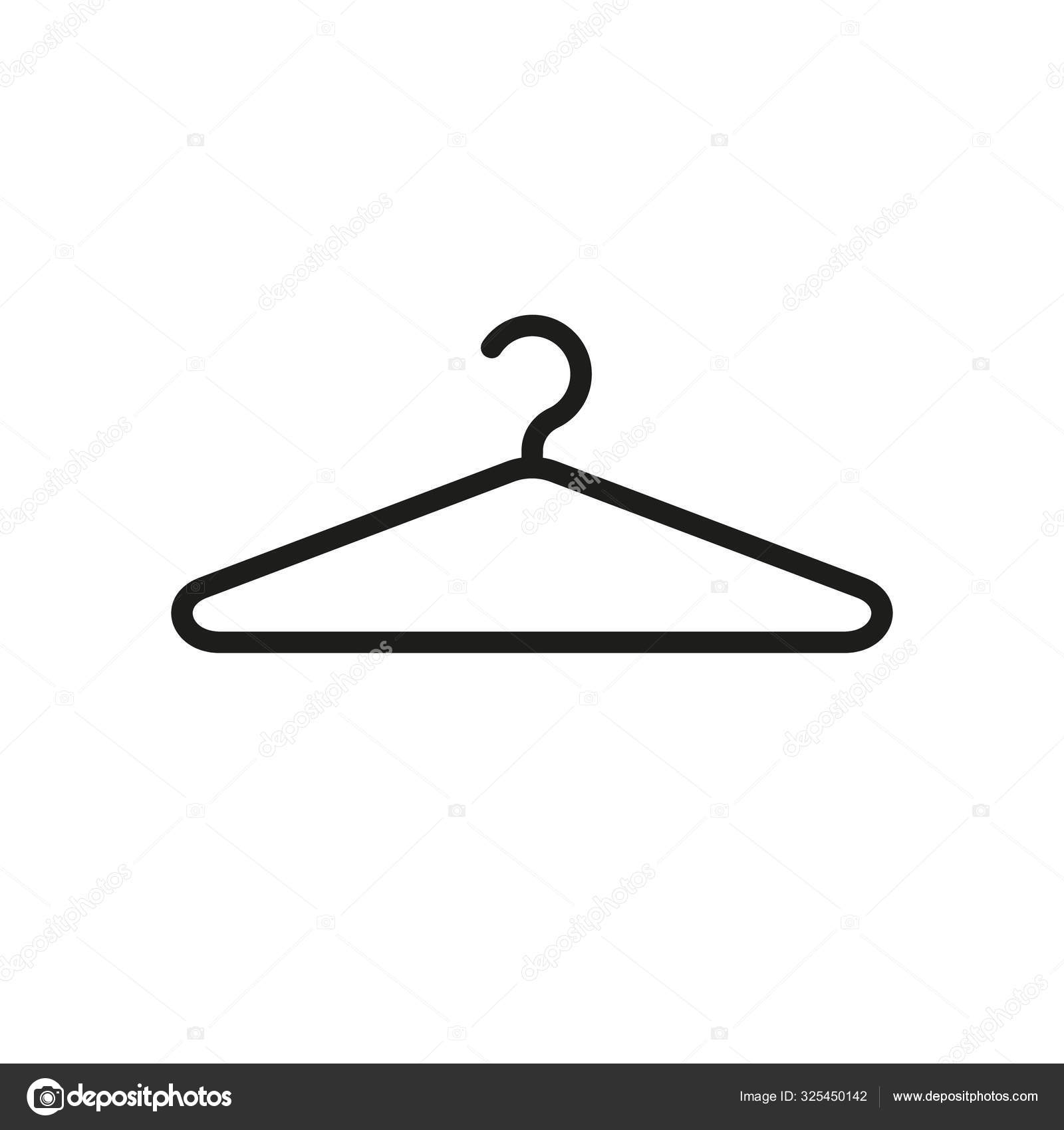 Percha icono aislado sobre fondo blanco. Vector . Vector de stock ...