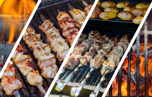 Barbecue collage Stock Photos, Royalty Free Barbecue collage Images ...