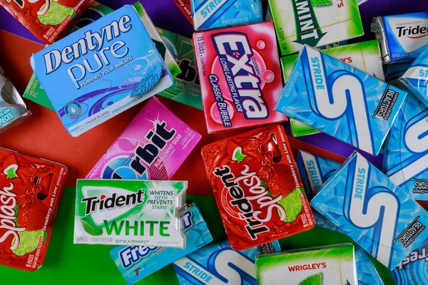 Chicle varias marcas Orbita, Extra, Eclipse, Freedent, Wrigley ...