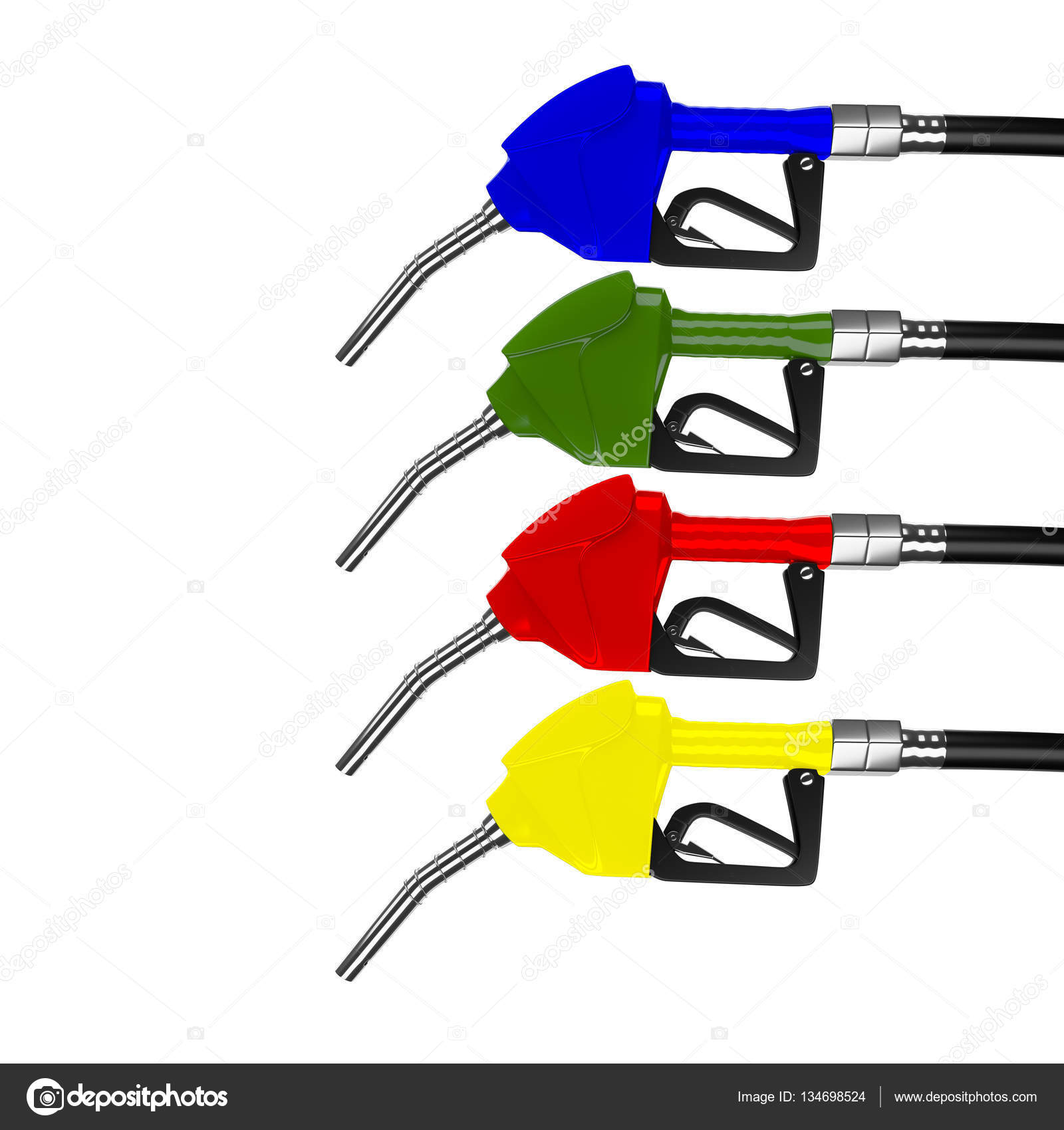 Dispensing petrol in many colors. Stock Photo by ©tongdang 134698524