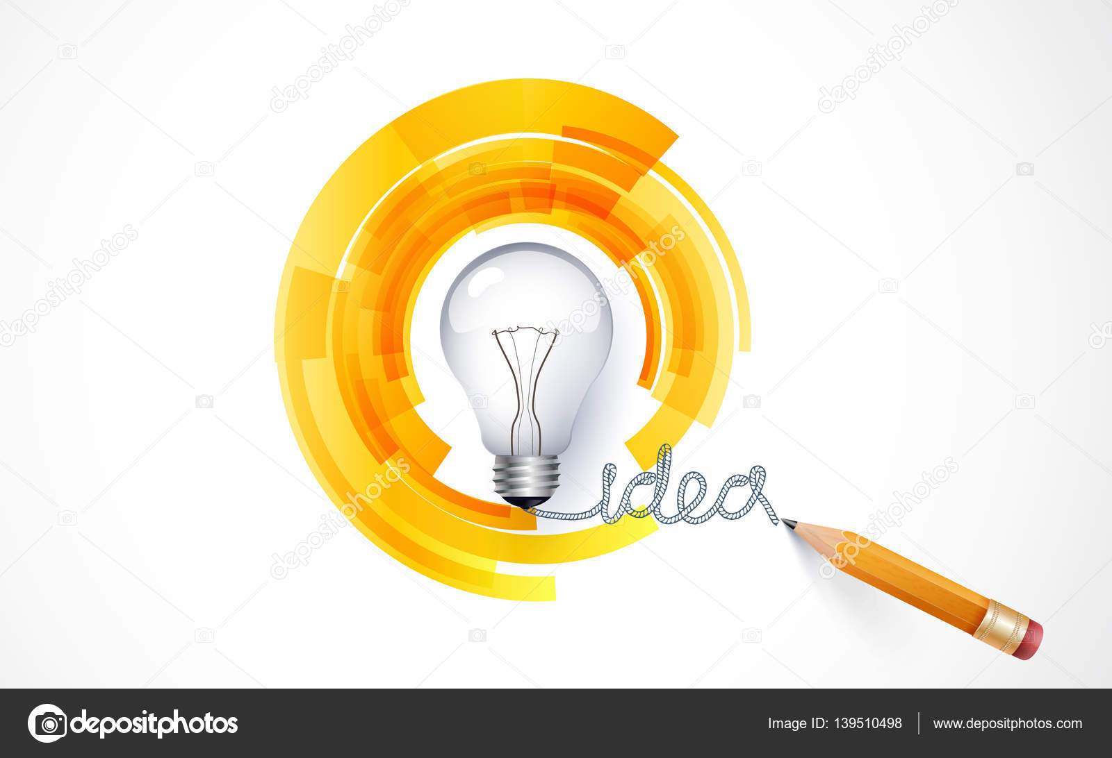 Idea. Design of progress bar, loading creativity Stock Vector Image by ...