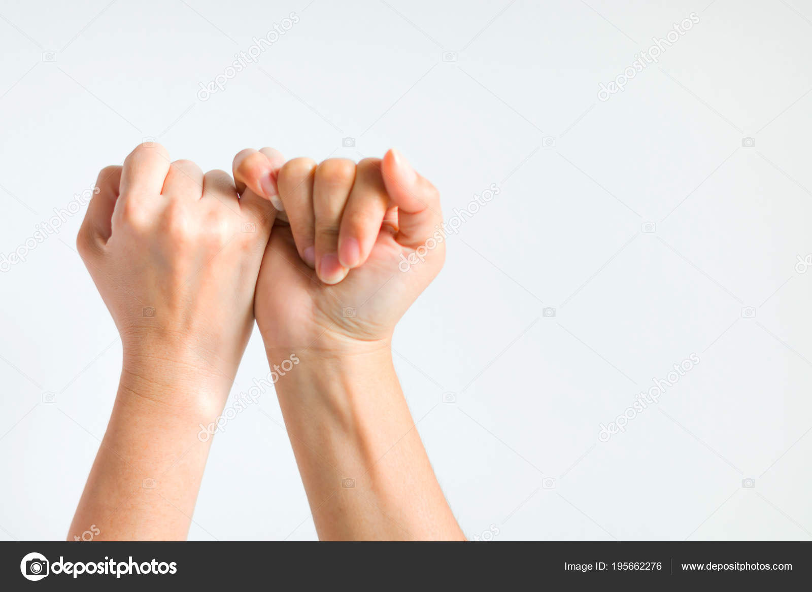 Two hands hooking little finger together stably. Stock Photo by ©jtas ...