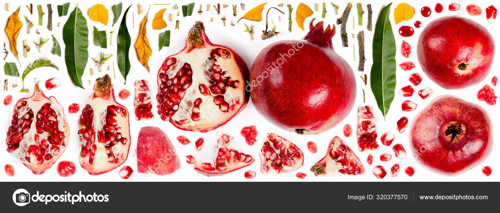 Pomegranate Abstract