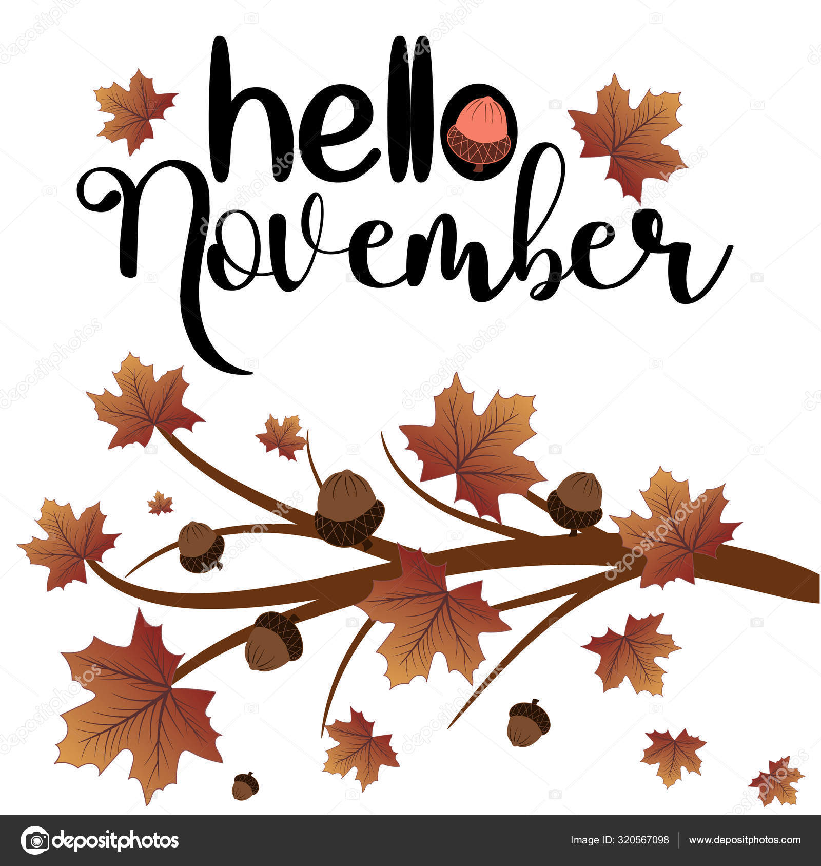 Clipart Du Mois De Novembre