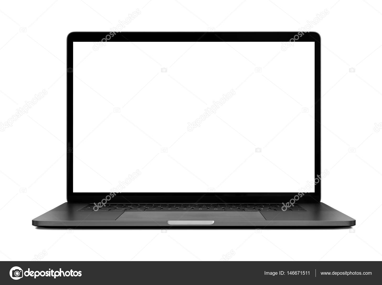 Laptop with blank screen Stock Photo by ©guteksk7 146671511