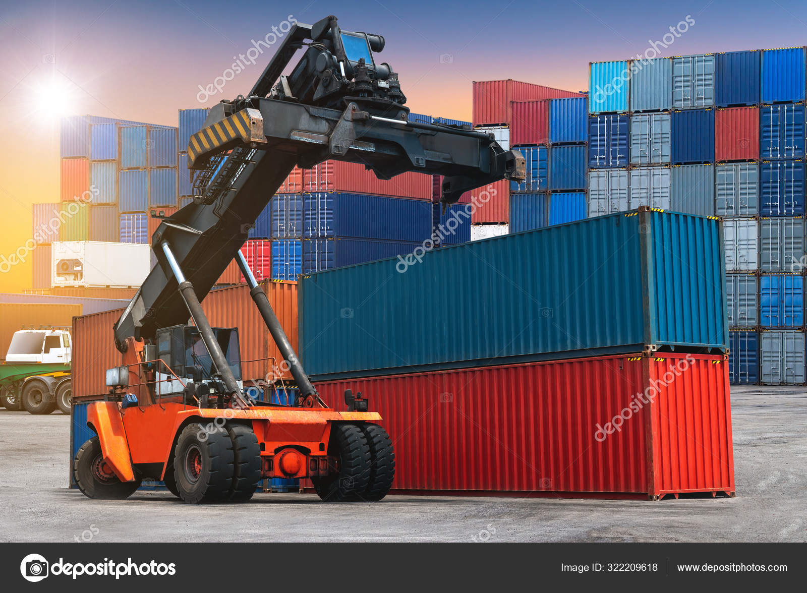 Transportation Container Cargo Business — Stock Photo © Jamesjee #322209618