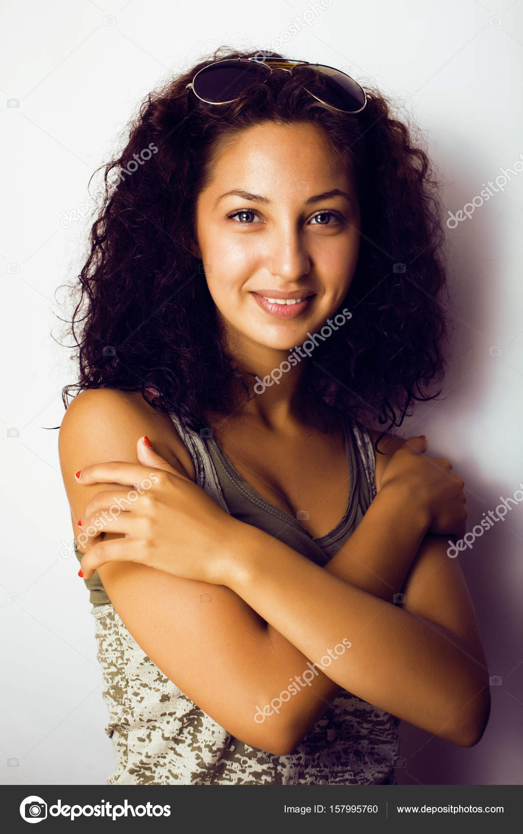 Young pretty stylish hipster girl — Stock Photo © iordani #157995760 Young pretty stylish hipster girl — Stock Photo © iordani #157995760