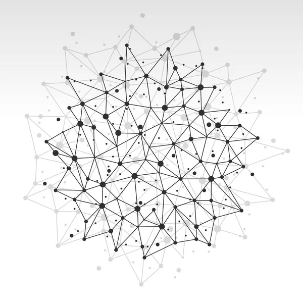 Seamless connected dots and lines pattern — Stock Vector © lub_lubachka ...