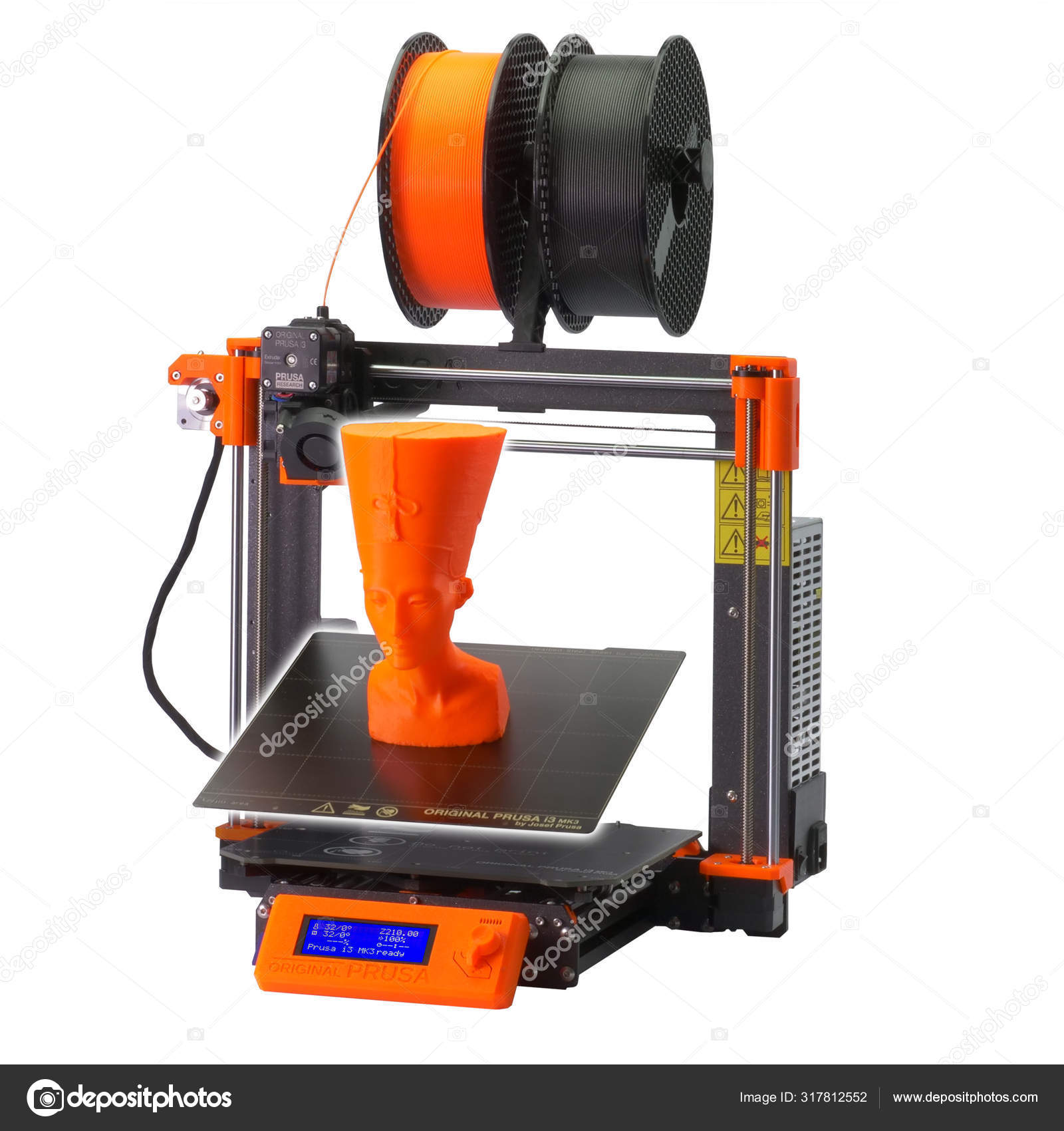 Fff Fdm Printer Original Prusa Mk3 Sample Printed Model Flexible ...